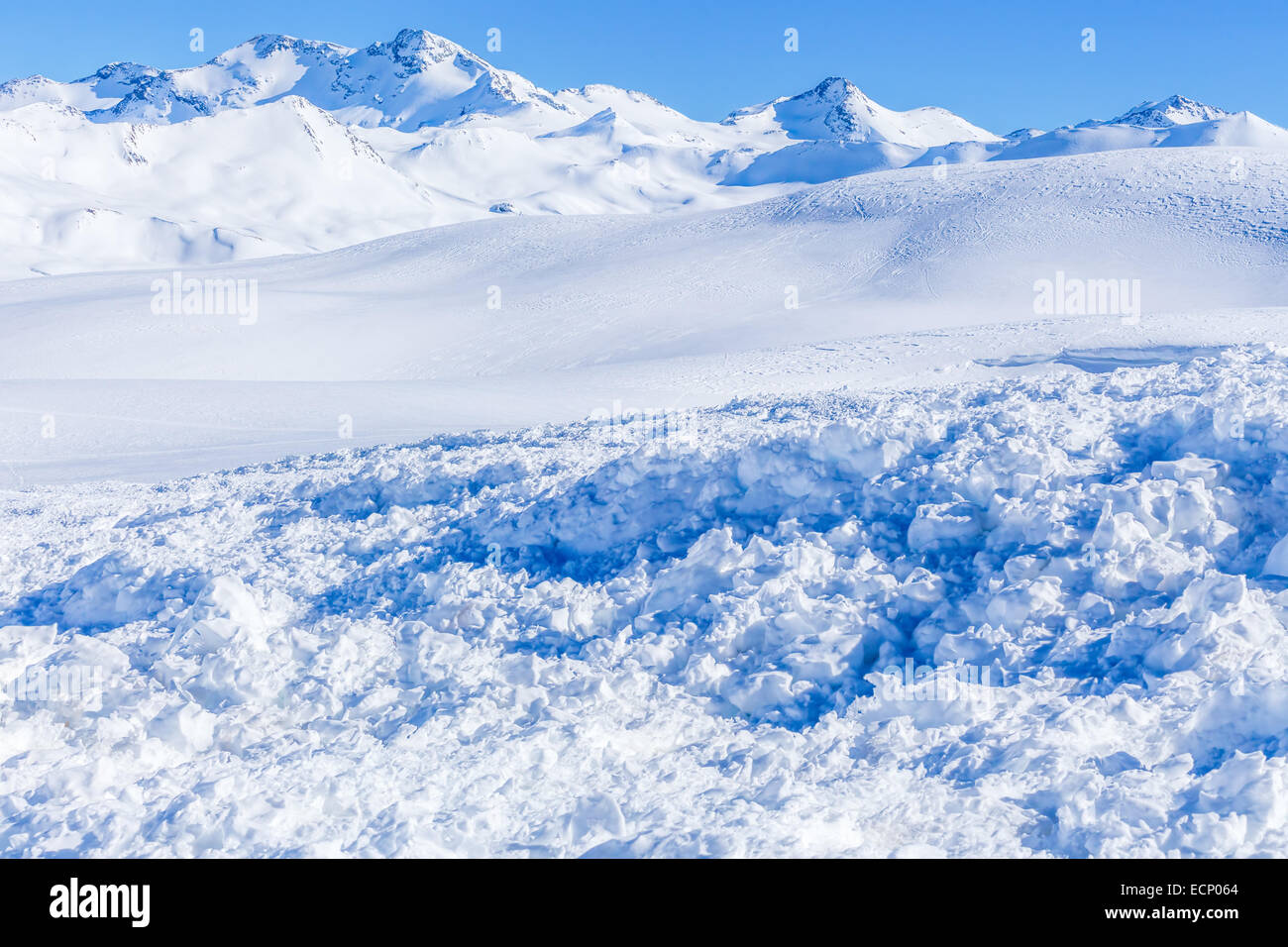Avalanche trace hi-res stock photography and images - Alamy