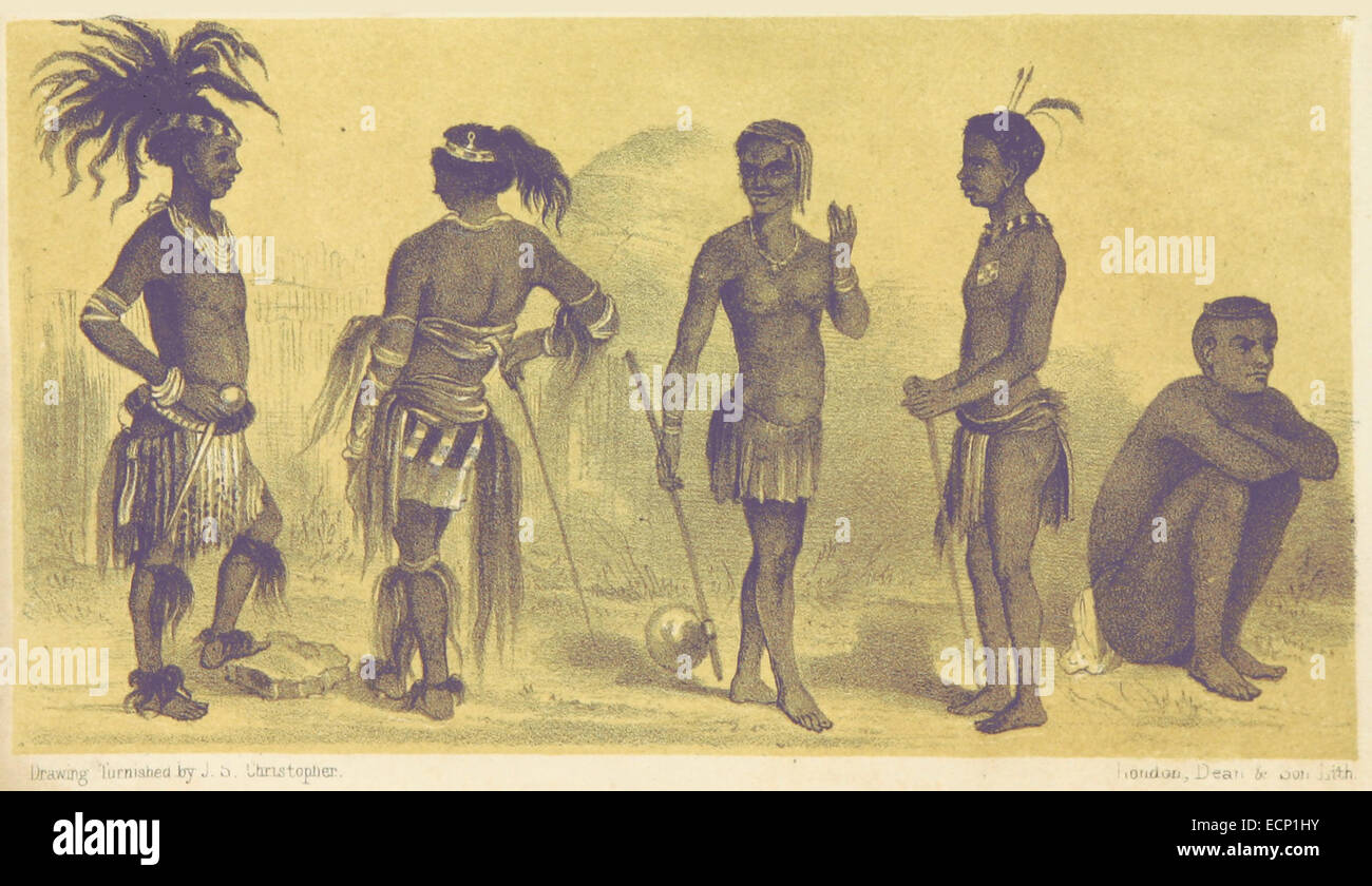 (1850) Zoolu Portraits Stock Photo - Alamy
