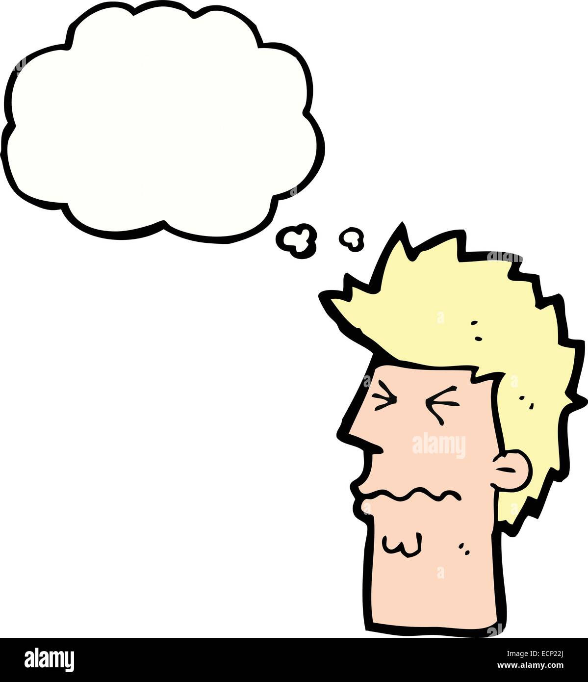 Cartoon stressed out face hi-res stock photography and images - Alamy
