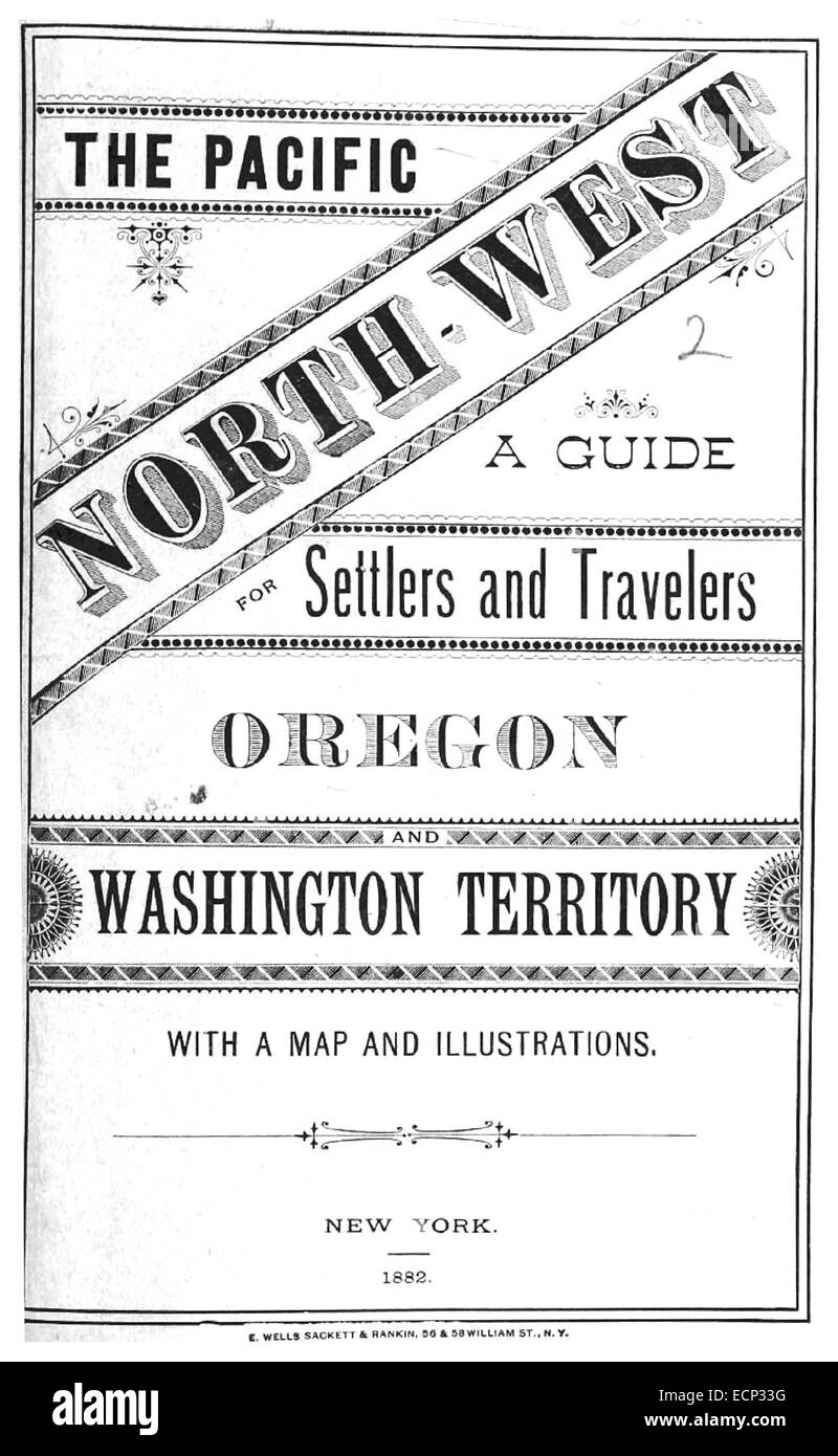 This 1882 map and illustration offer a detailed view of the Pacific ...