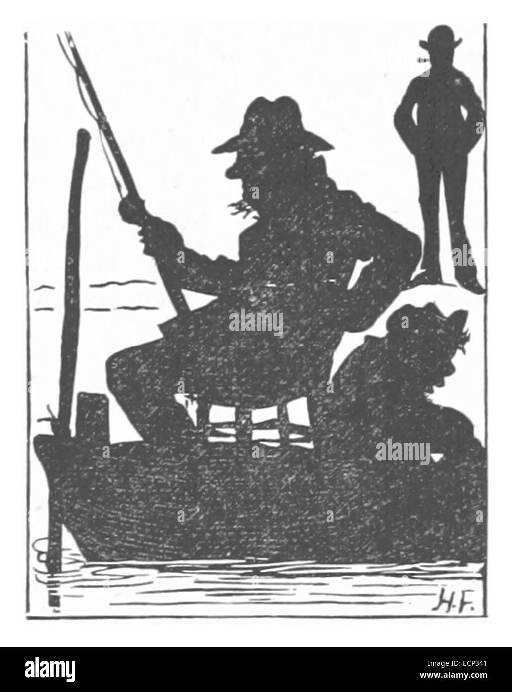 A detailed illustration by Harry Furniss from 1885, showcasing a period ...