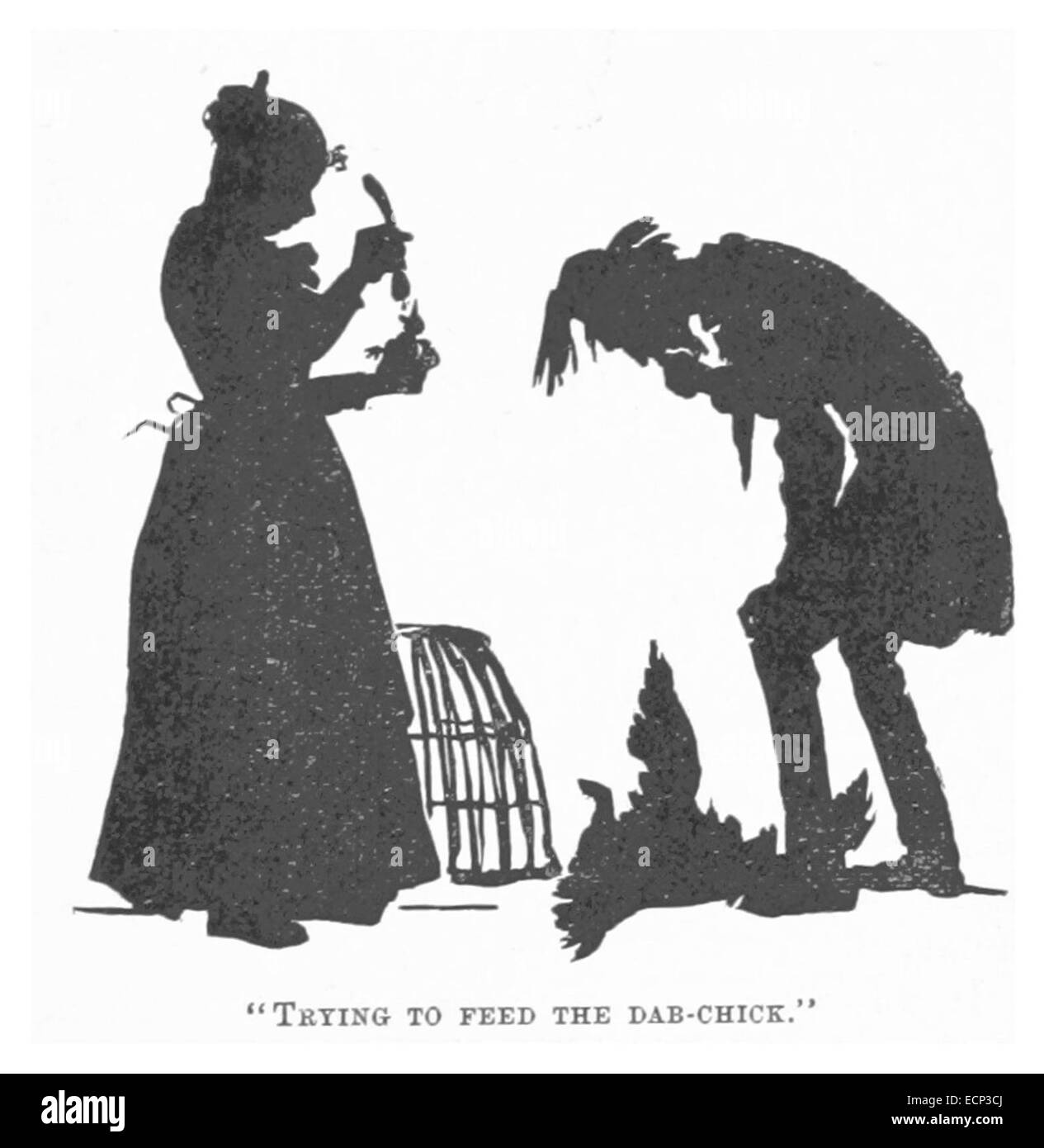 An 1885 illustration by Harry Furniss, numbered 14, offering a vivid ...