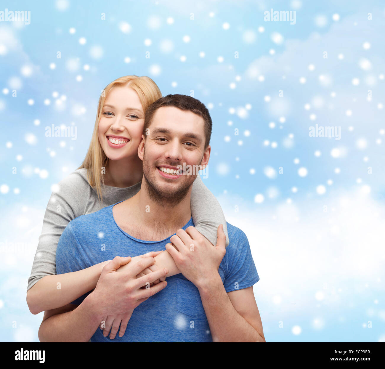 happy couple hugging outdoors Stock Photo - Alamy