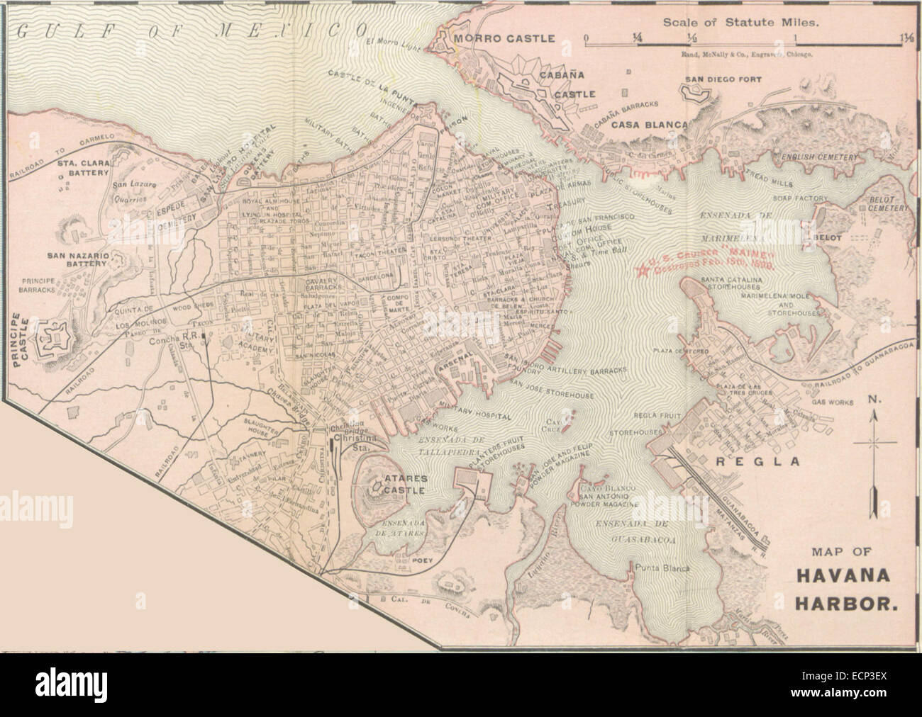 1898 map hi-res stock photography and images - Alamy