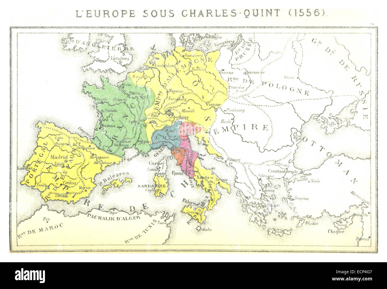 Holy roman empire map hi-res stock photography and images - Alamy