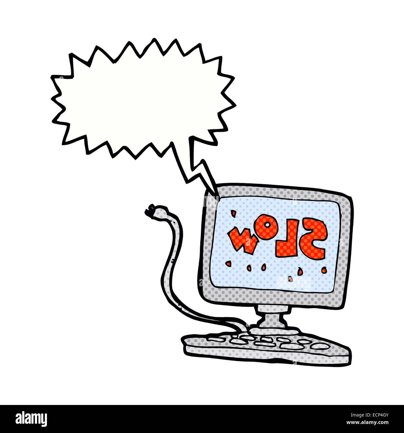 Cartoon Slow Computer Stock Photos & Cartoon Slow Computer Stock Images ...