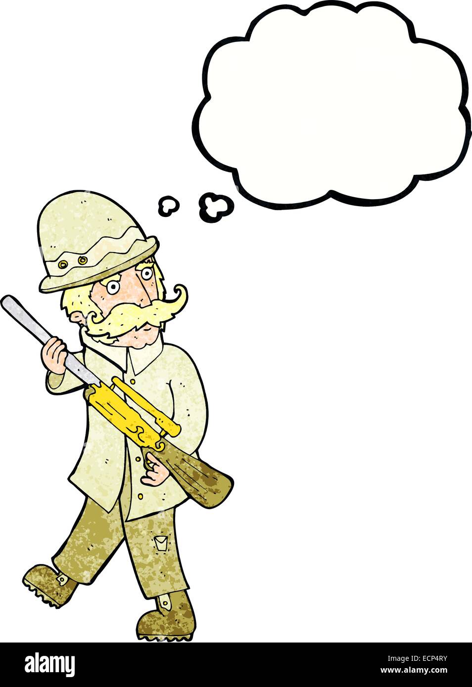 Cartoon big game hunter Stock Vector Images - Alamy