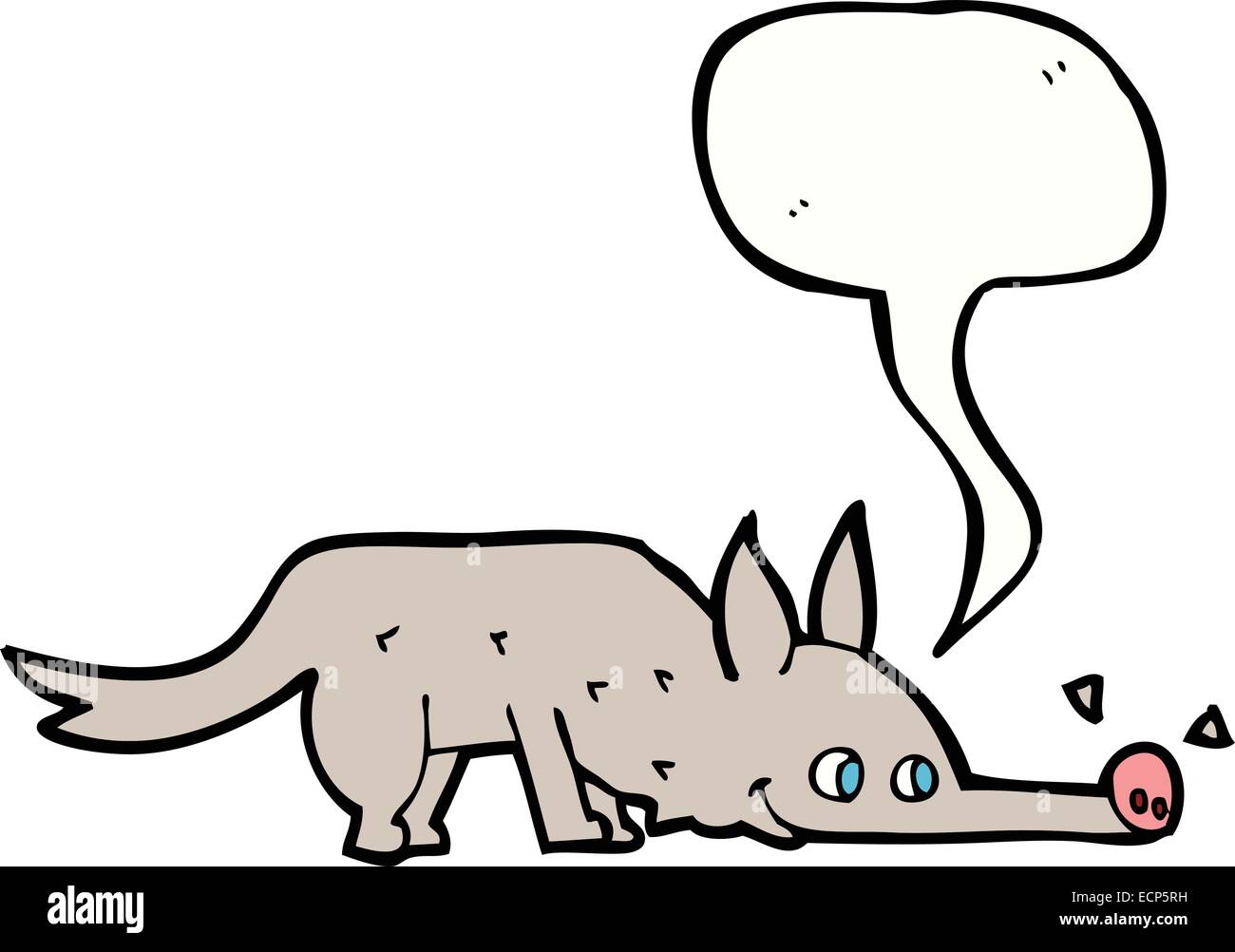 Wolf sniffing Stock Vector Images - Alamy