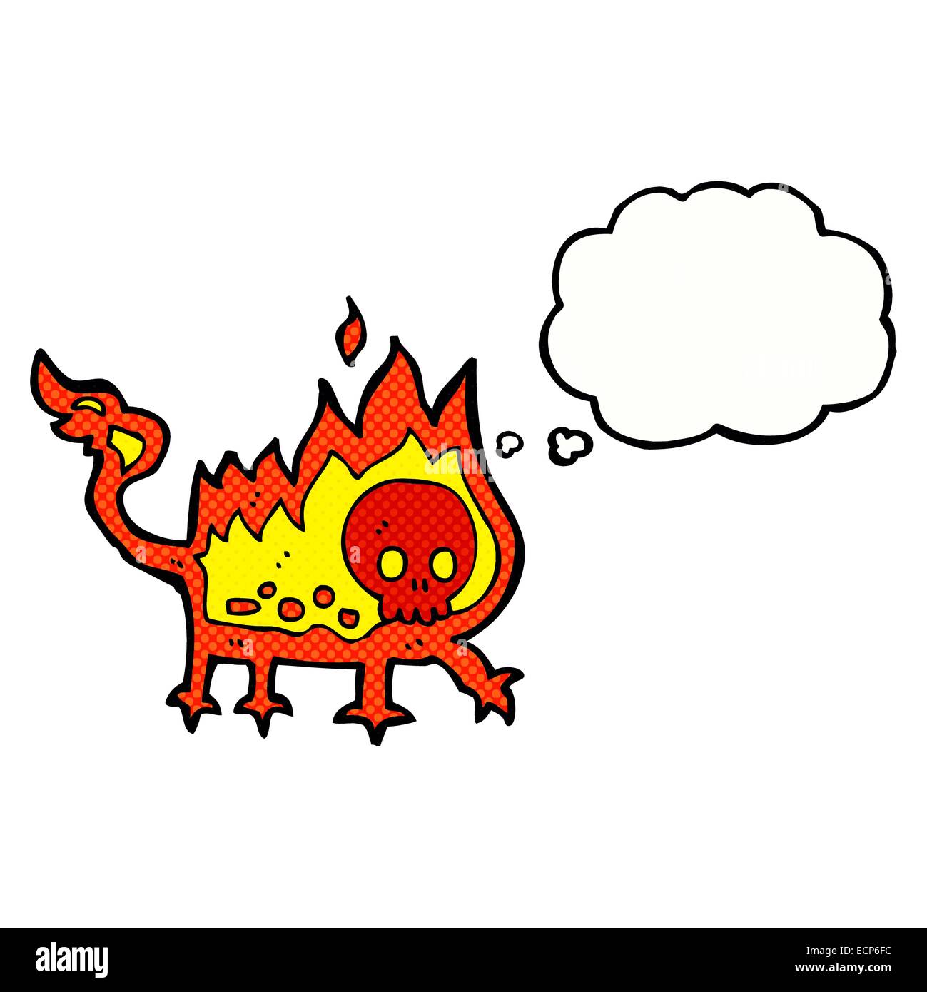 Cartoon little fire demon hi-res stock photography and images - Alamy