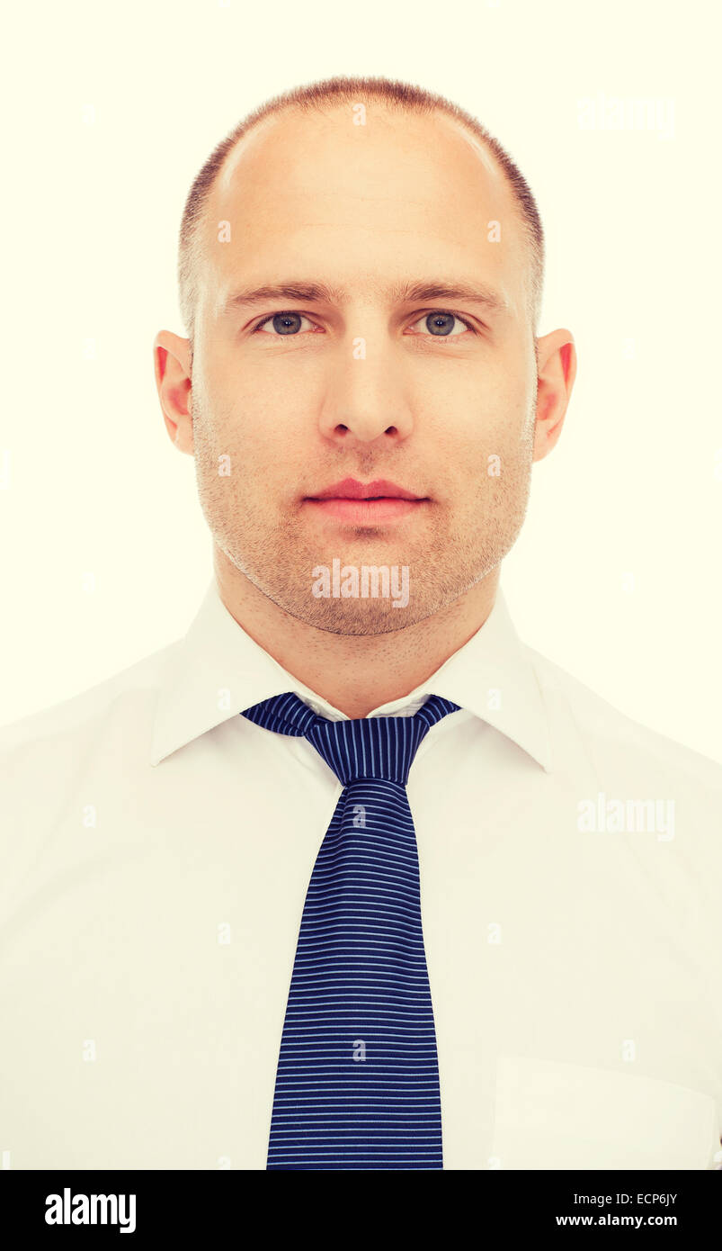 portrait of serious businessman Stock Photo - Alamy