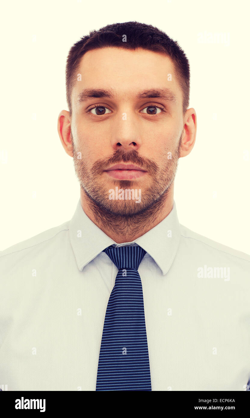 portrait of serious businessman Stock Photo - Alamy