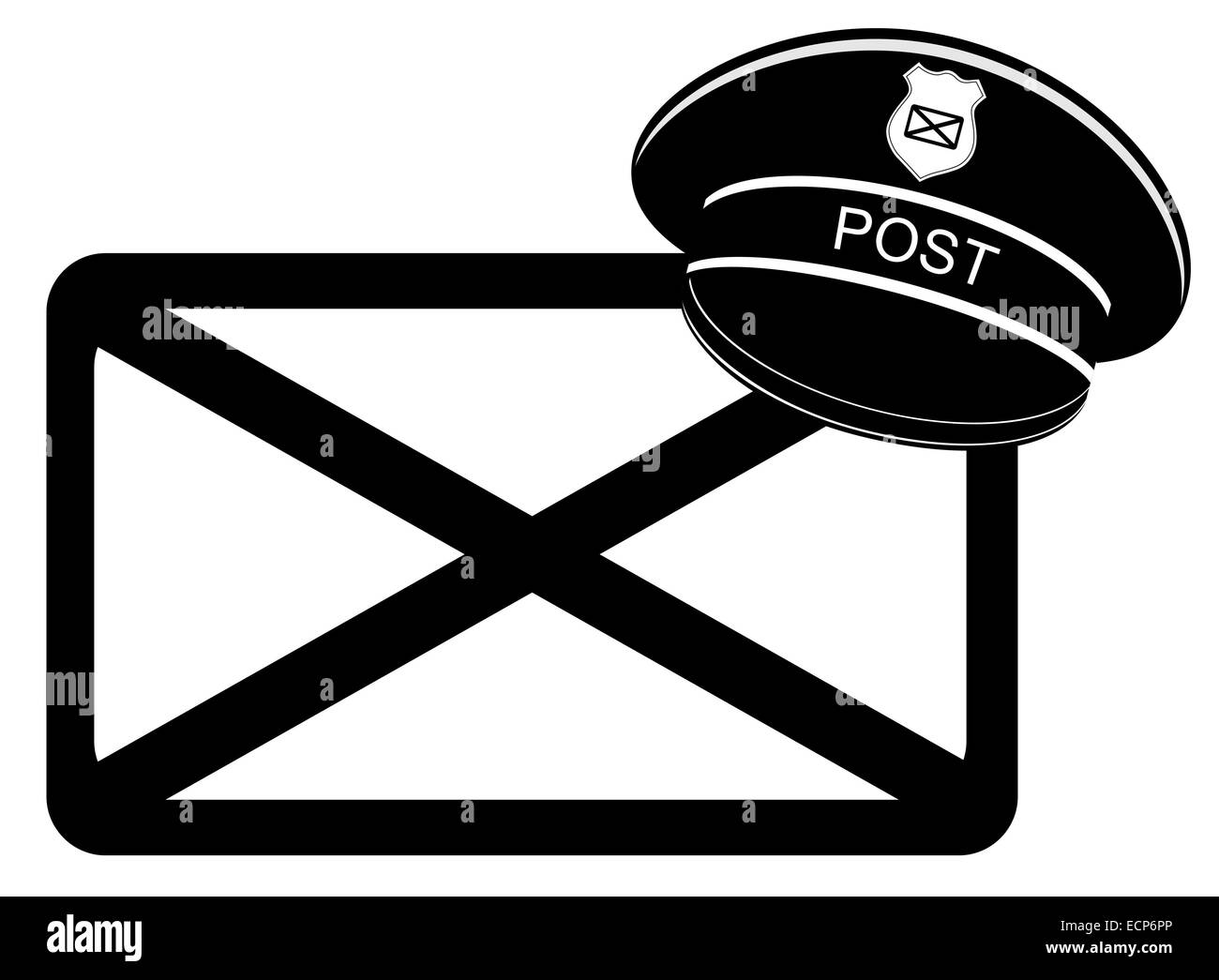 Postman delivering letter hi-res stock photography and images - Alamy