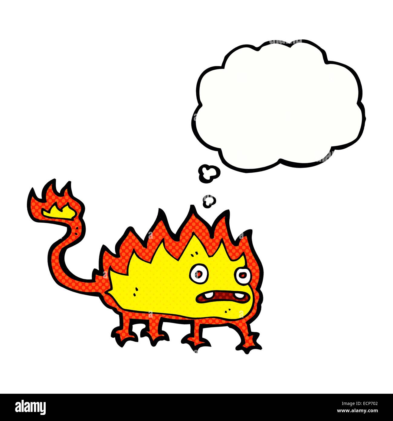 Cartoon little fire demon hi-res stock photography and images - Alamy