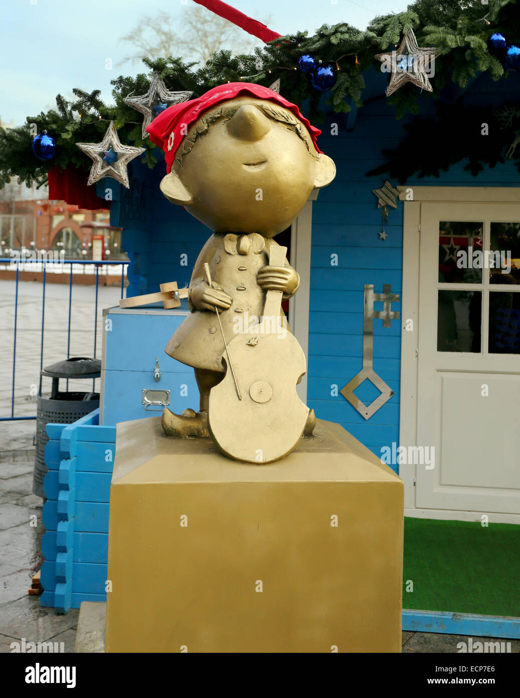 Gnome in a red cap photographed close-up Stock Photo - Alamy