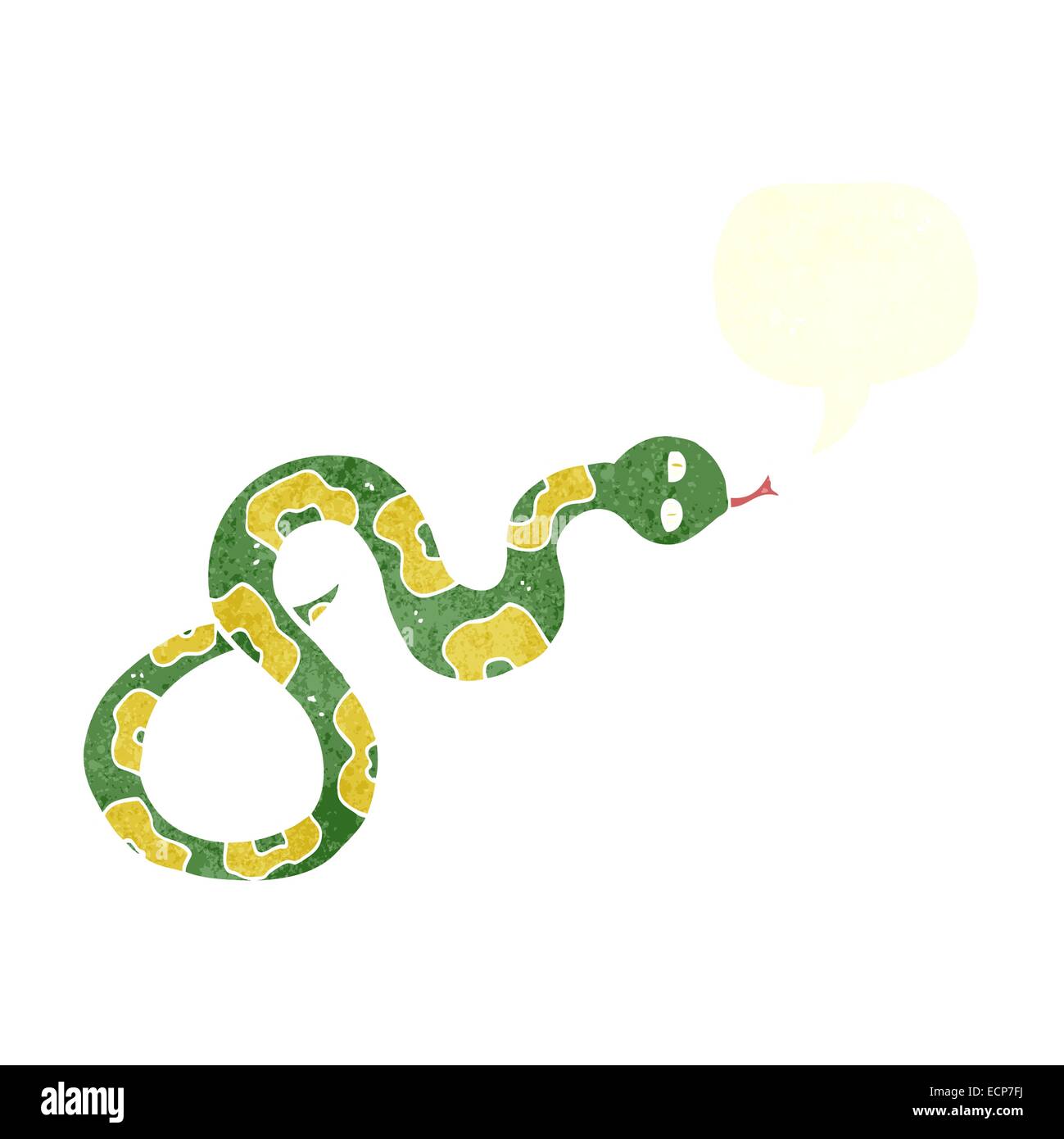 cartoon snake with speech bubble Stock Vector Image & Art - Alamy