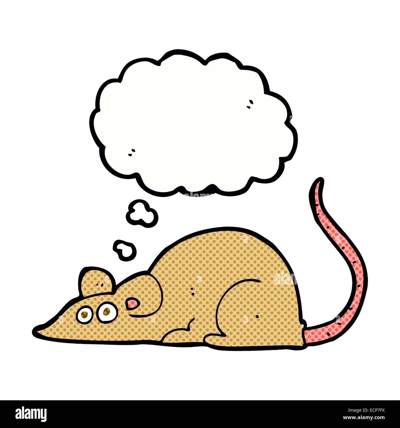 cartoon mouse with thought bubble Stock Vector Image & Art - Alamy