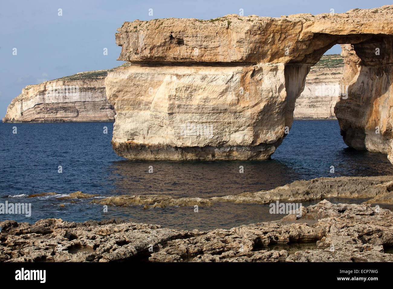 Azure Window, Dwejra, Gozo Stock Photo - Alamy