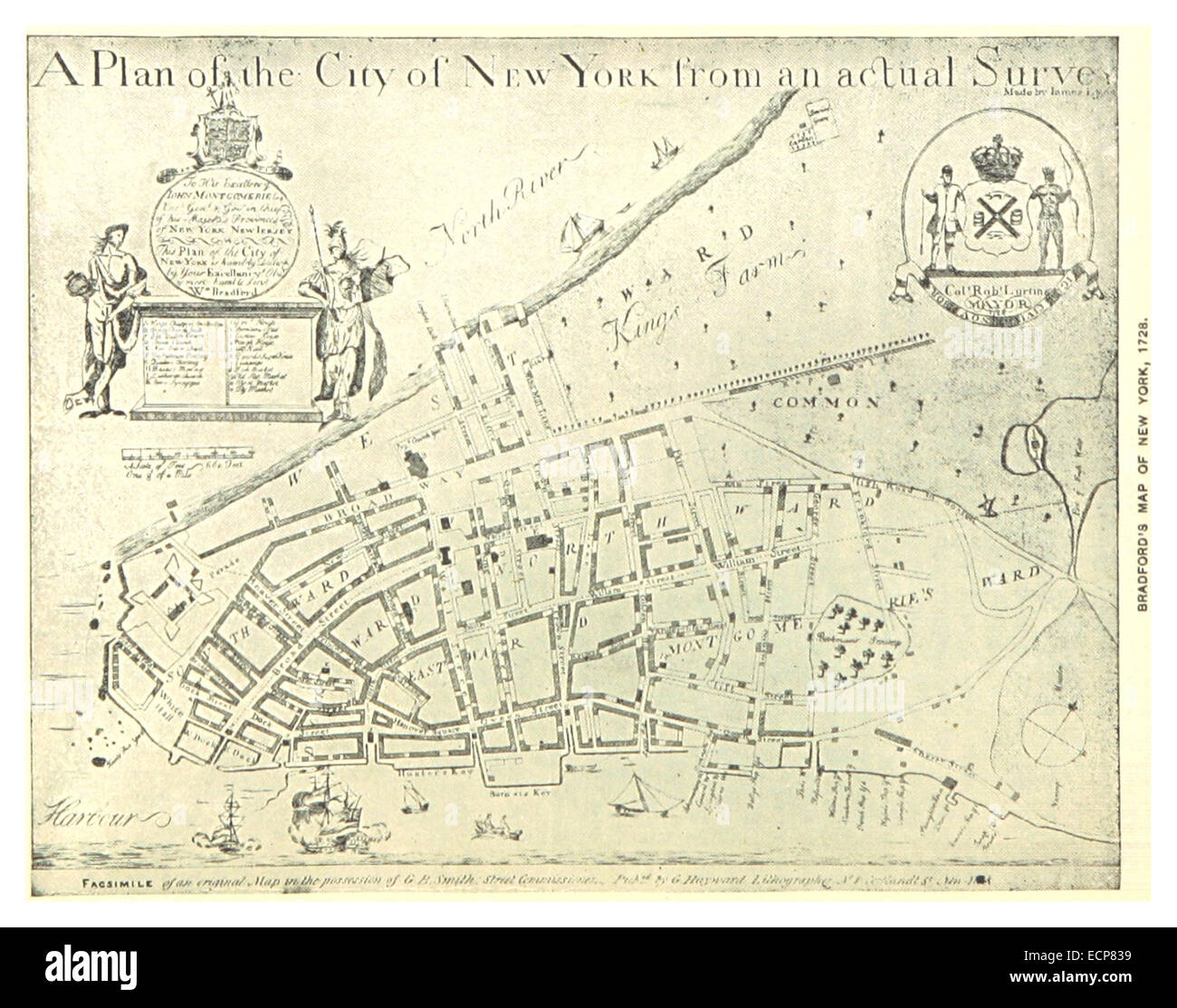 New york grid map Cut Out Stock Images & Pictures - Alamy