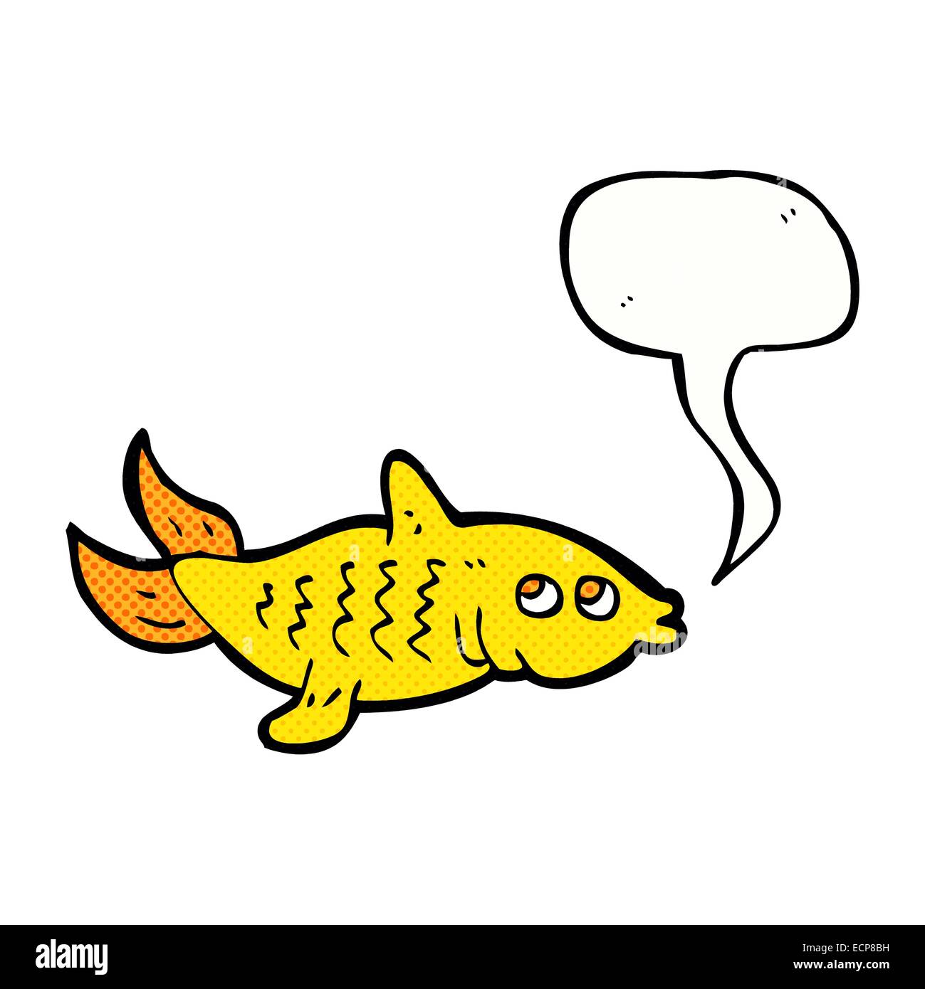 cartoon fish with speech bubble Stock Vector Image & Art - Alamy