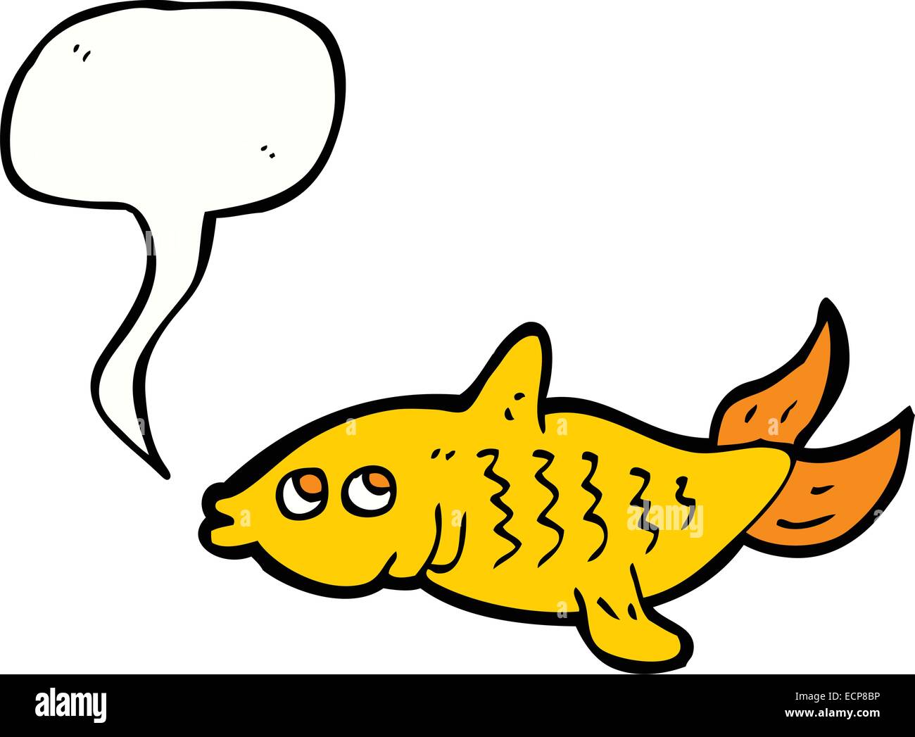cartoon fish with speech bubble Stock Vector Image & Art - Alamy