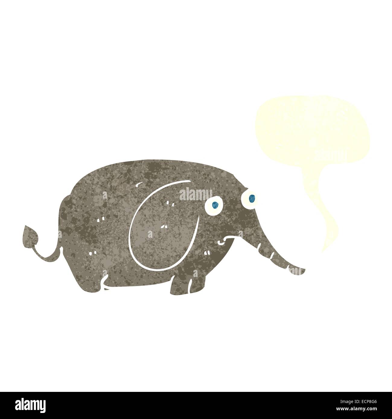 Sad elephant zoo Stock Vector Images - Alamy