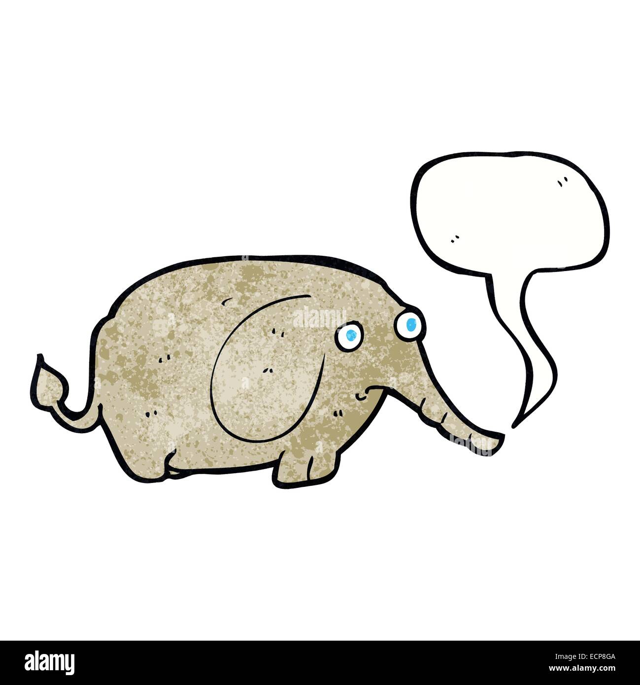 Sad zoo elephant Stock Vector Images - Alamy