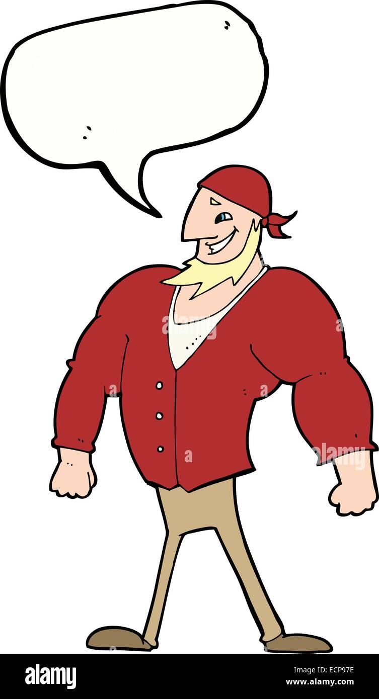 Muscular sailor Stock Vector Images - Alamy