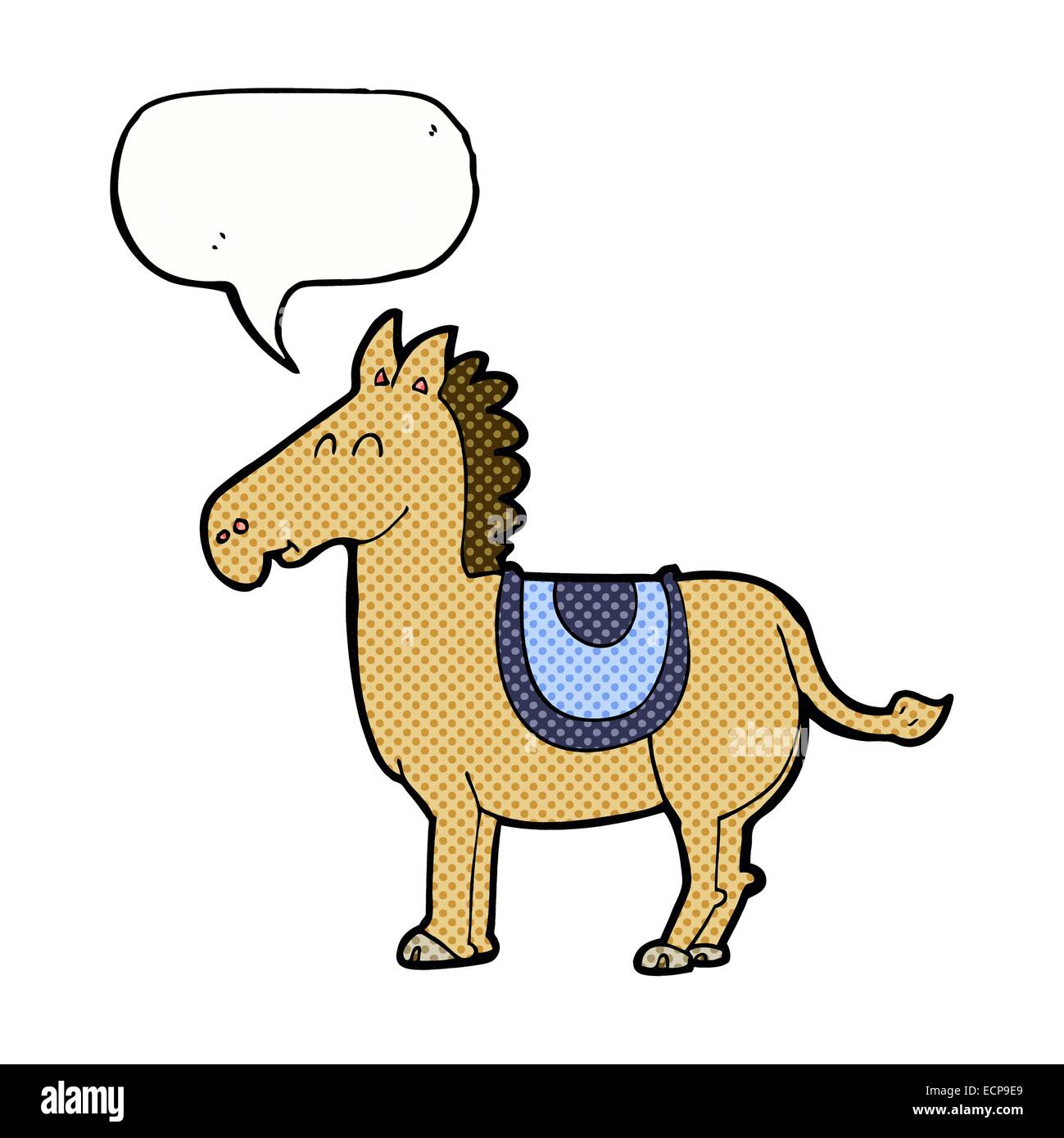 cartoon donkey with speech bubble Stock Vector Image & Art - Alamy
