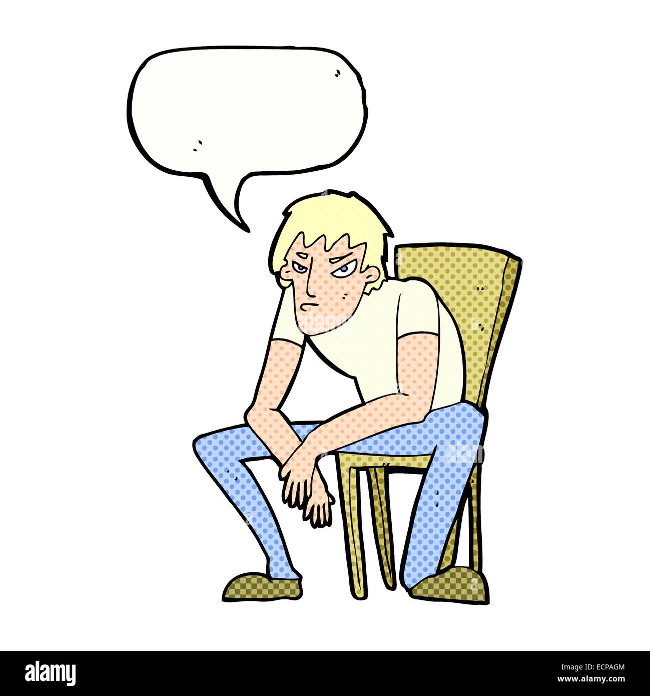 Cartoon dejected man Stock Vector Images - Alamy