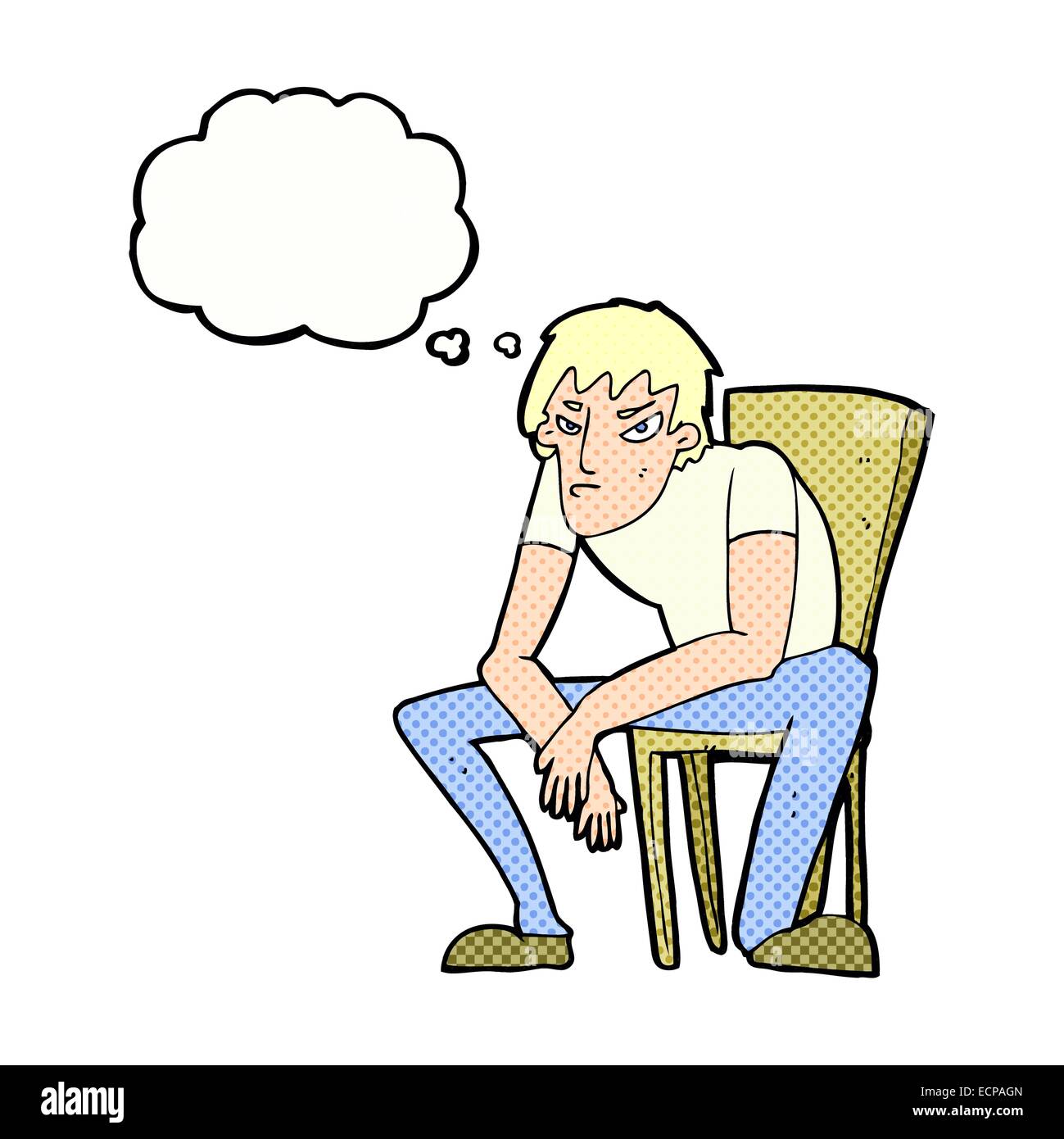 Cartoon dejected man Stock Vector Images - Alamy