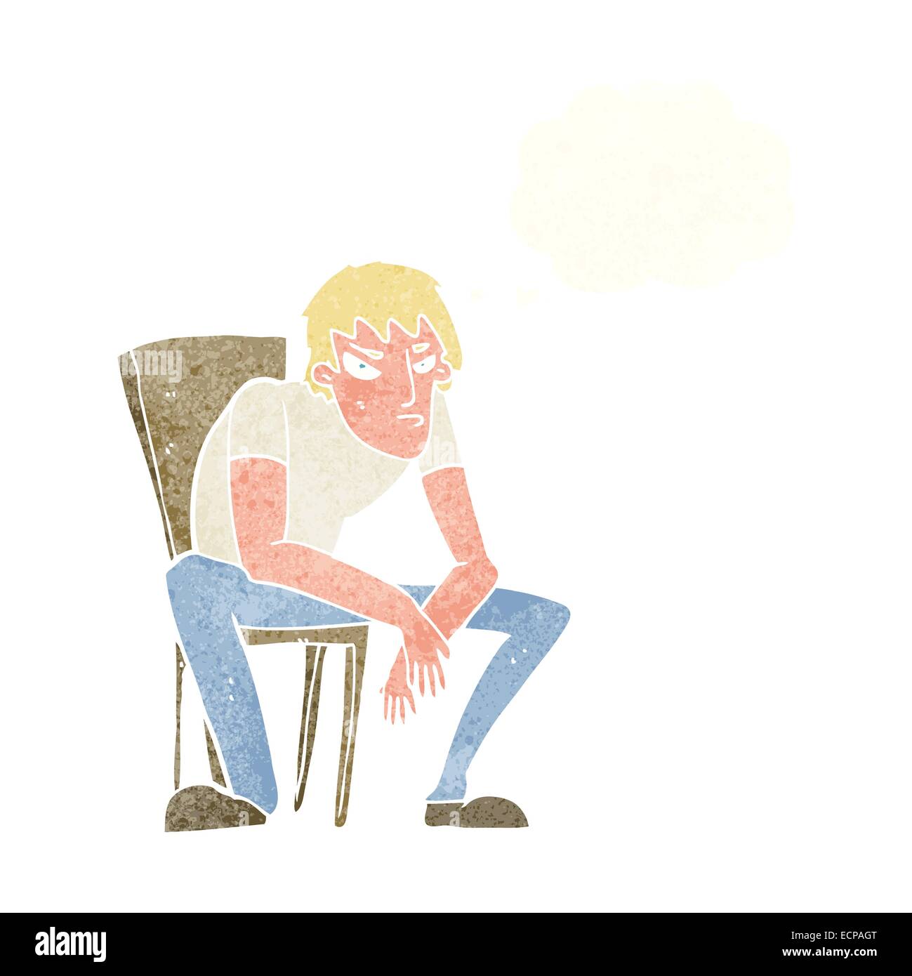 Cartoon dejected man Stock Vector Images - Alamy