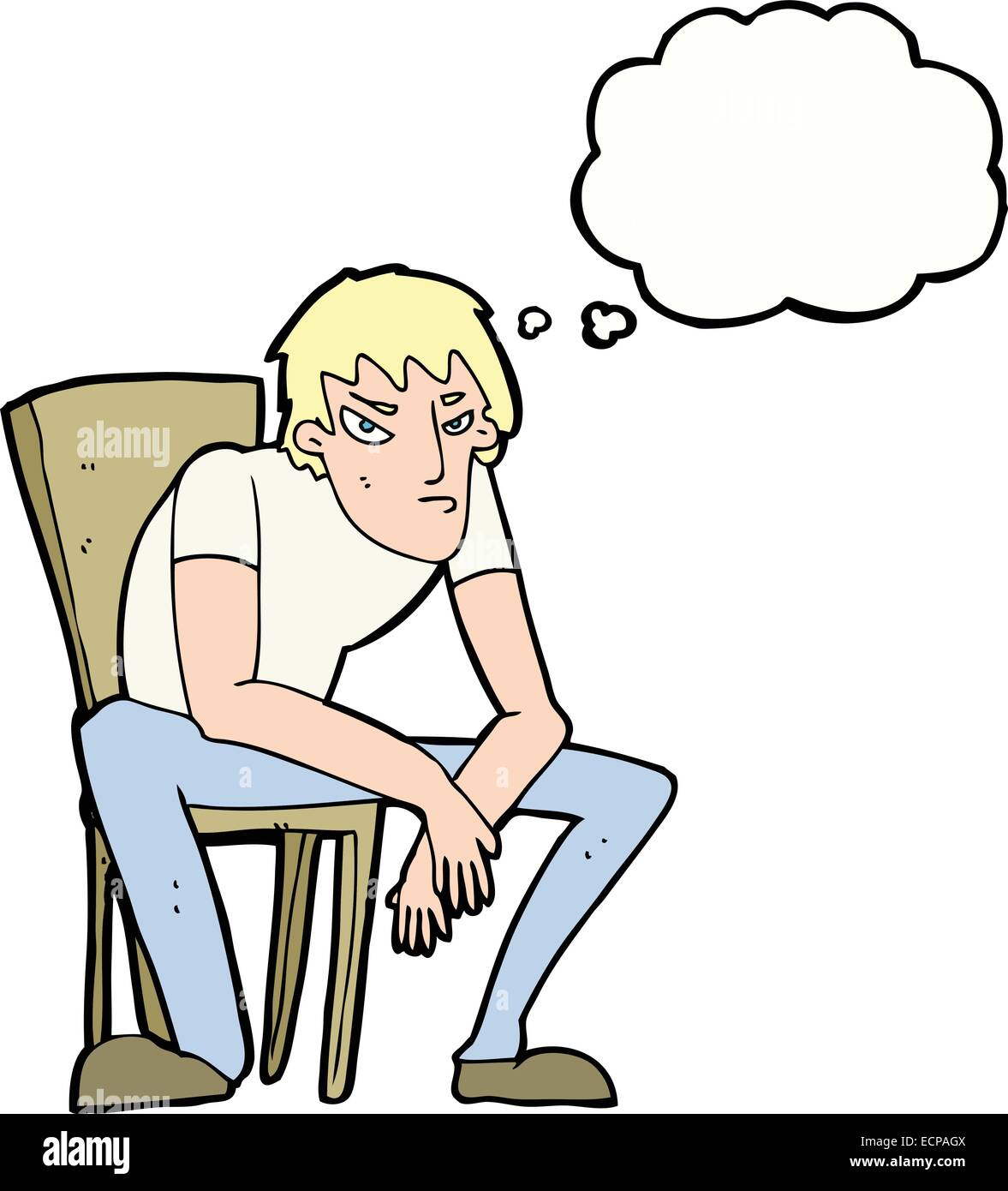 Cartoon dejected man Stock Vector Images - Alamy