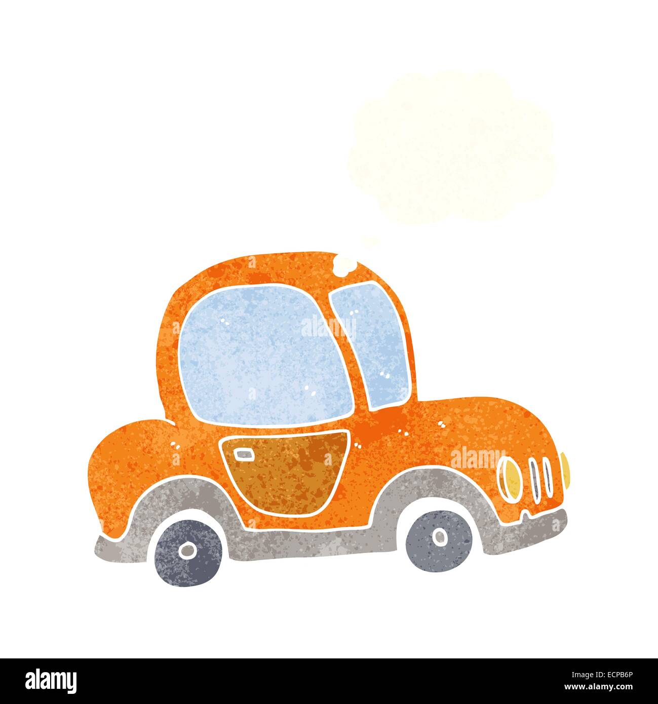 cartoon car with thought bubble Stock Vector Image & Art - Alamy