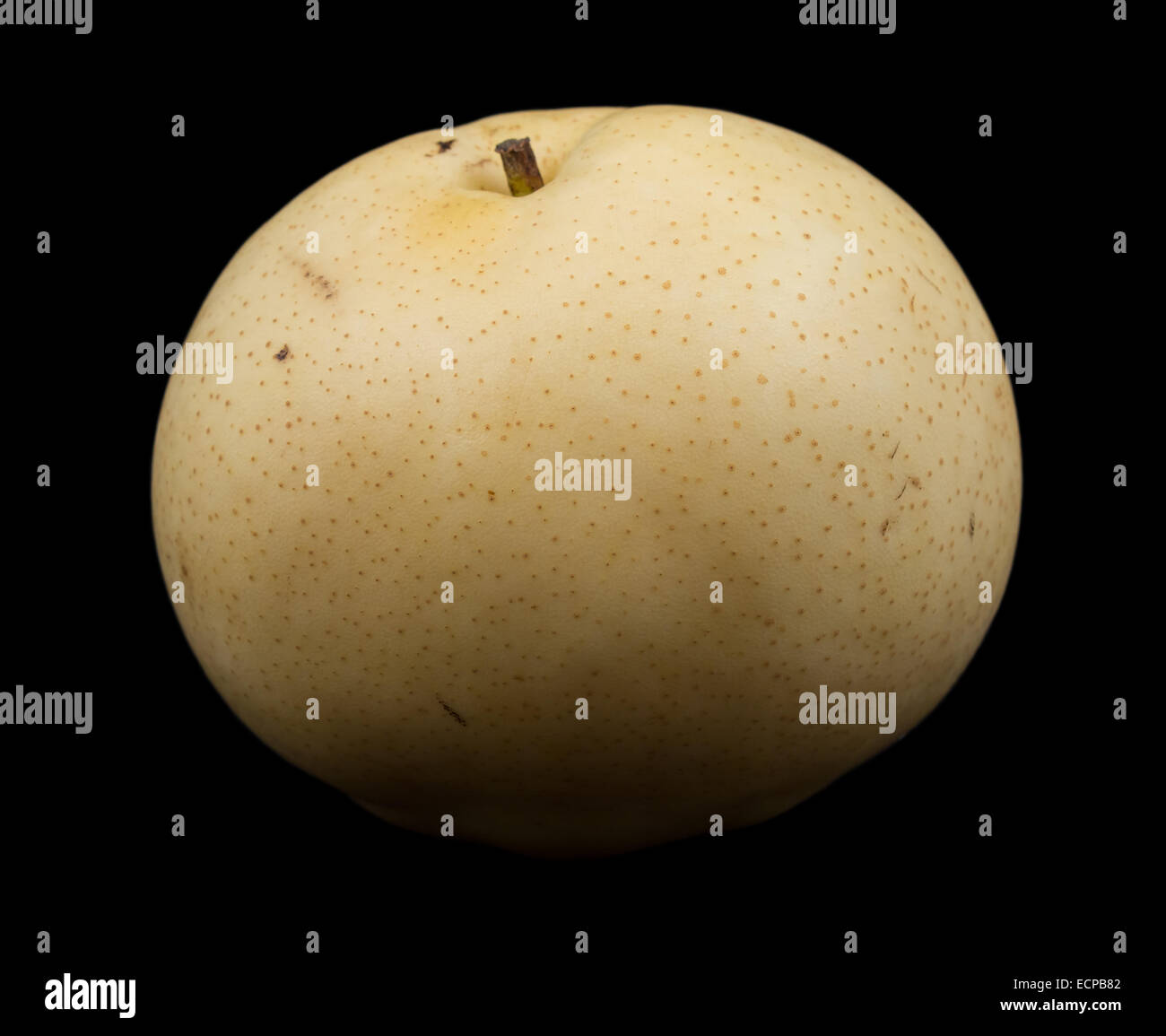One nashi pear fruit Stock Photo - Alamy