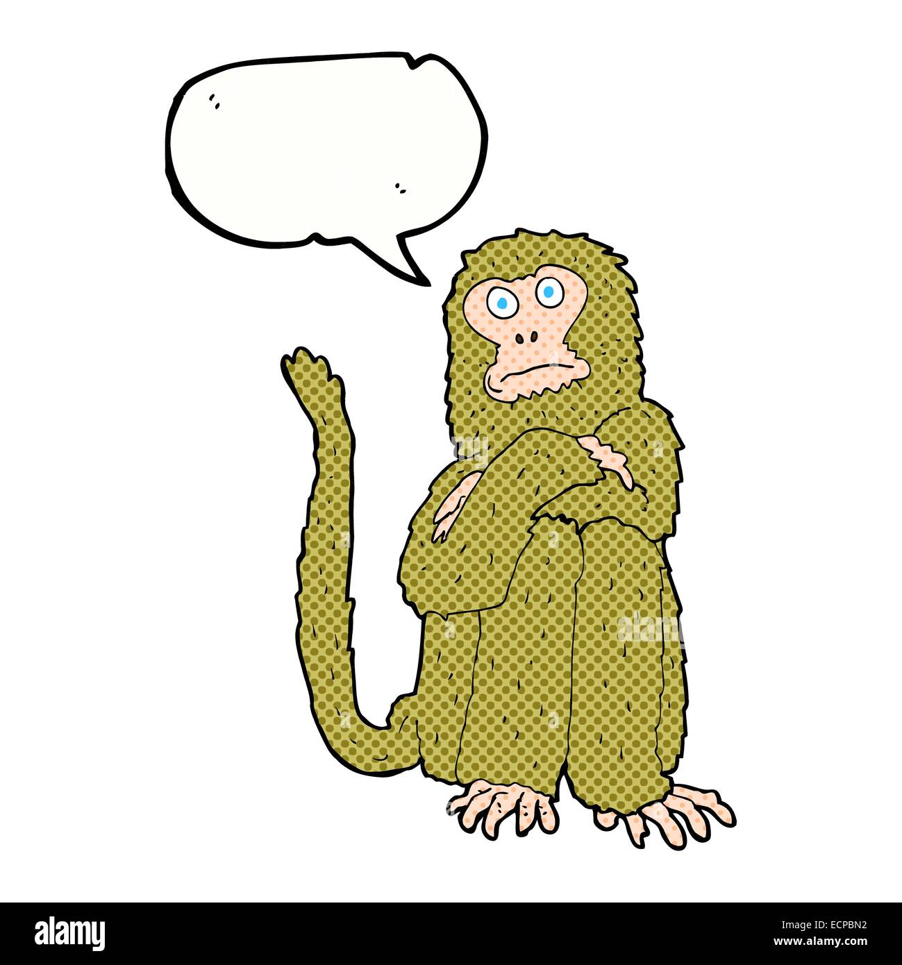 Unhappy monkey cartoon Stock Vector Images - Alamy