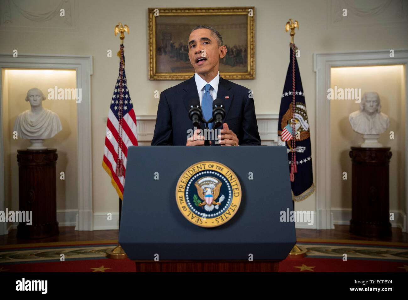 Washington, DC, USA. 17th Dec, 2014. United States President Barack ...