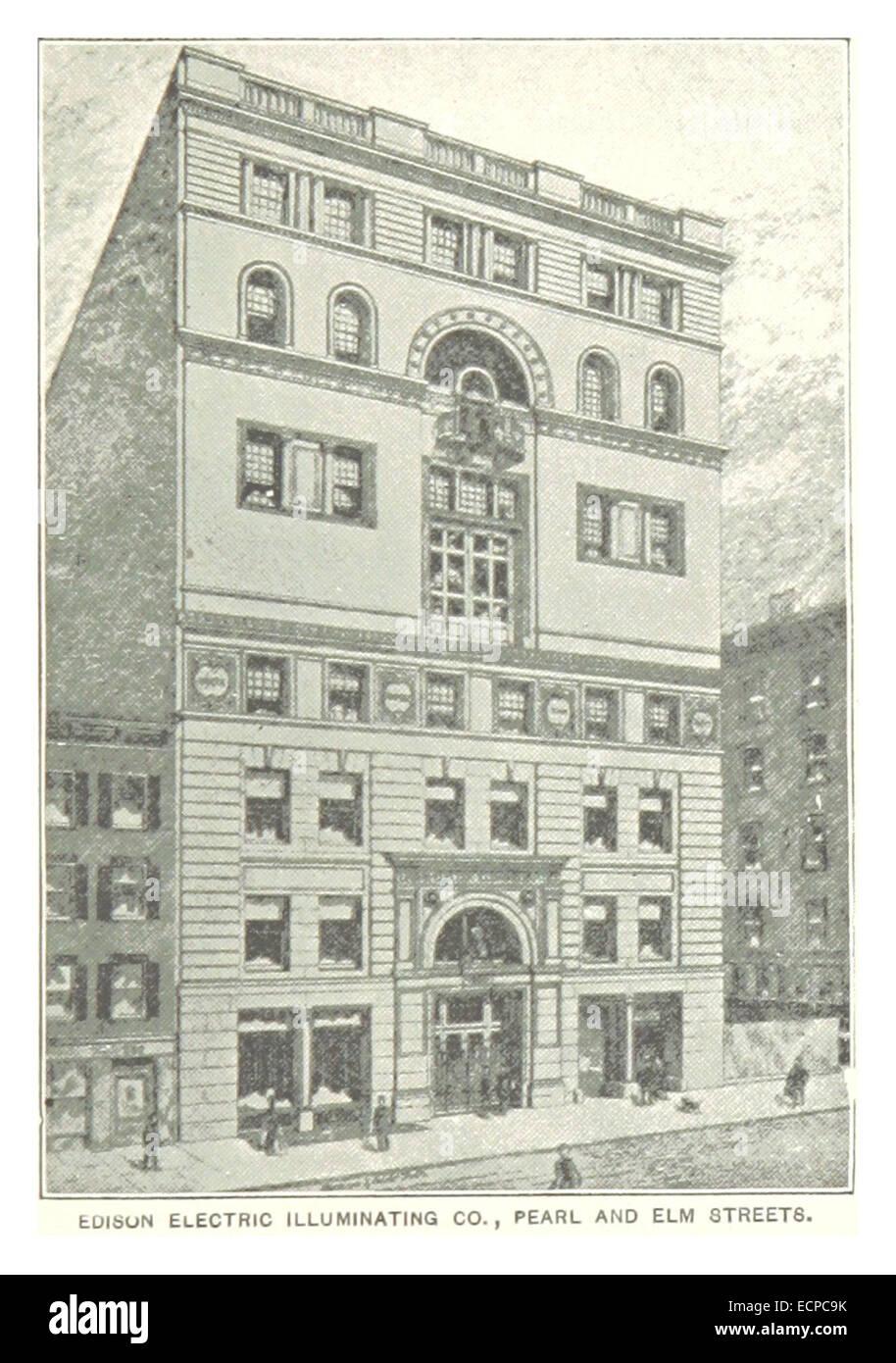 Electric illuminating company building hi-res stock photography and ...