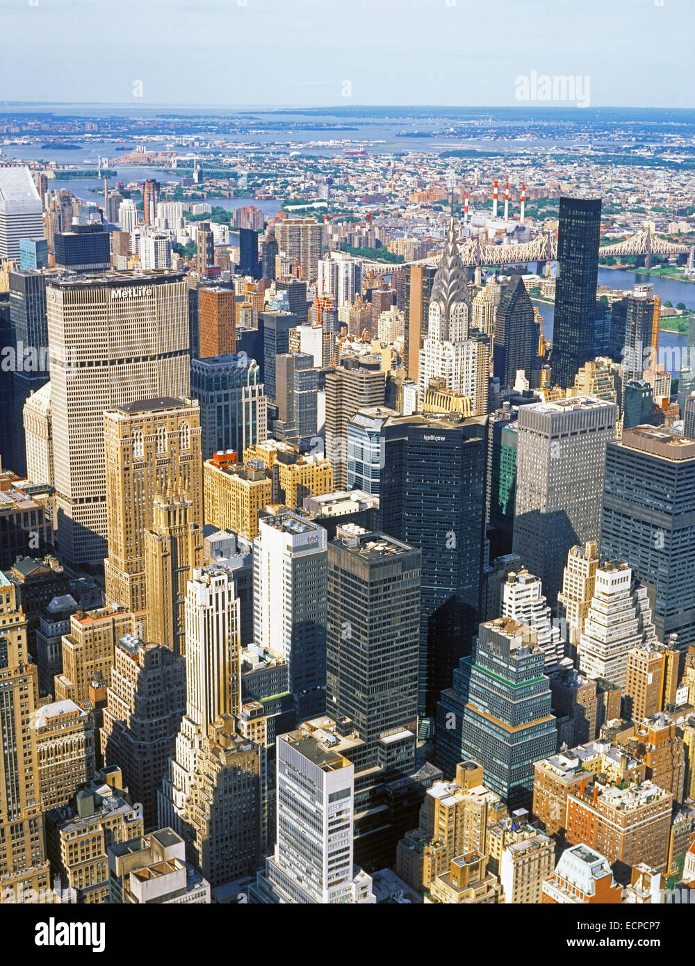 Aerial view of NYC Stock Photo - Alamy