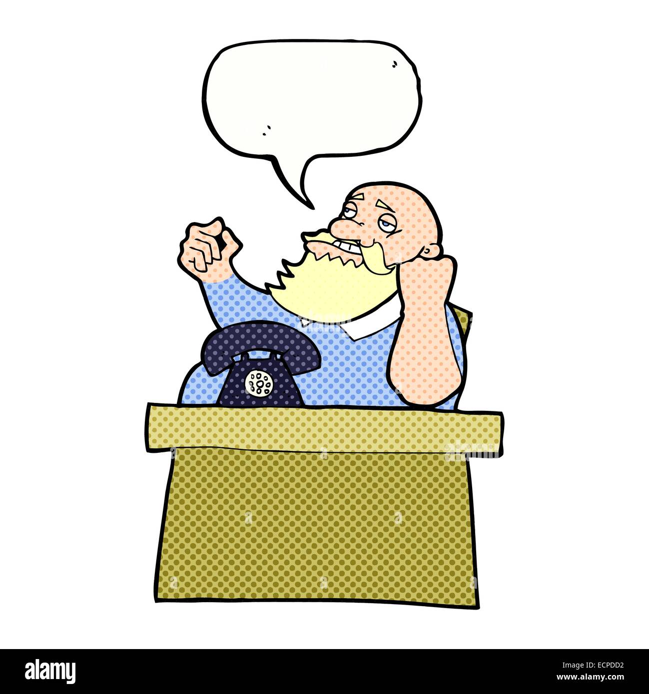 Arrogant boss cartoon hi-res stock photography and images - Alamy