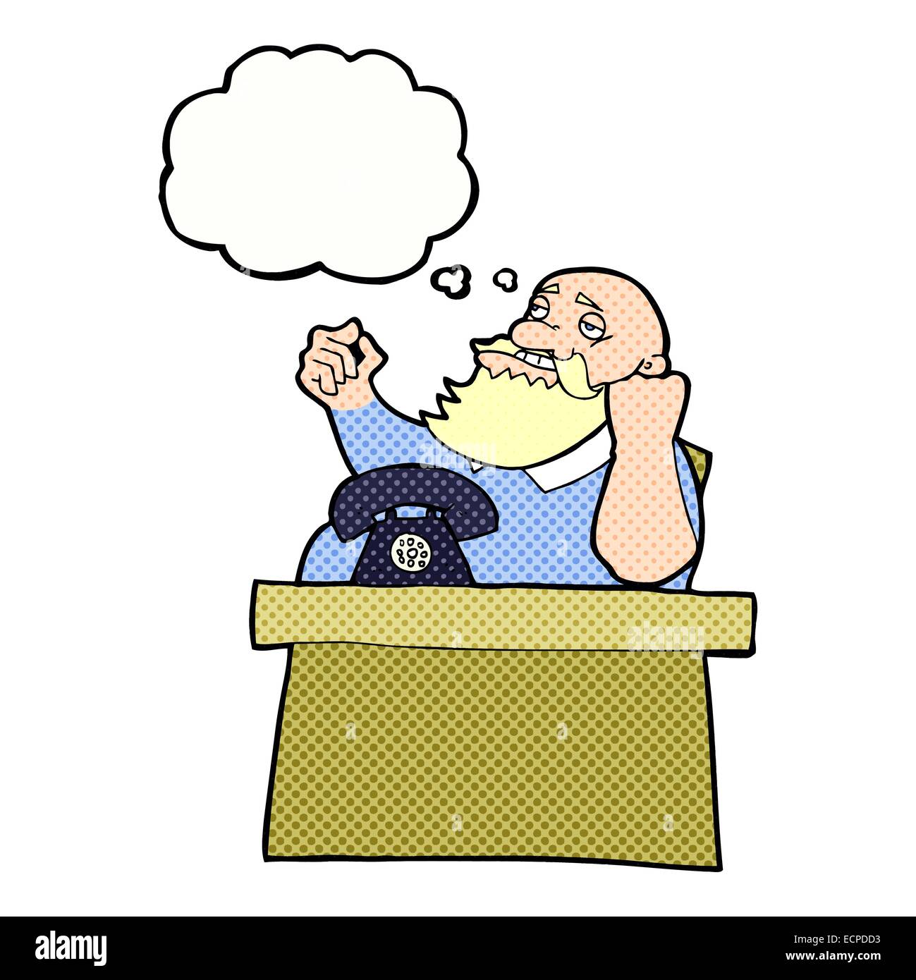 Arrogant boss cartoon hi-res stock photography and images - Alamy