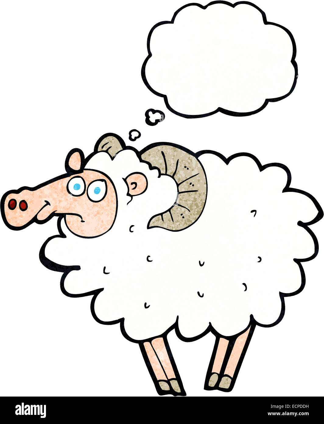 cartoon ram with thought bubble Stock Vector Image & Art - Alamy