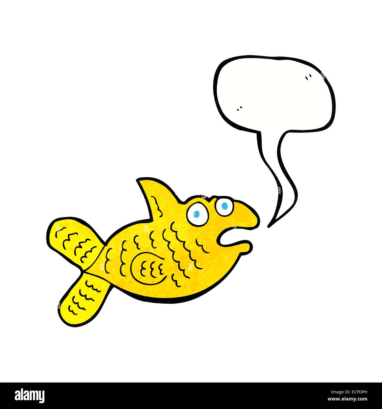 cartoon fish with speech bubble Stock Vector Image & Art - Alamy