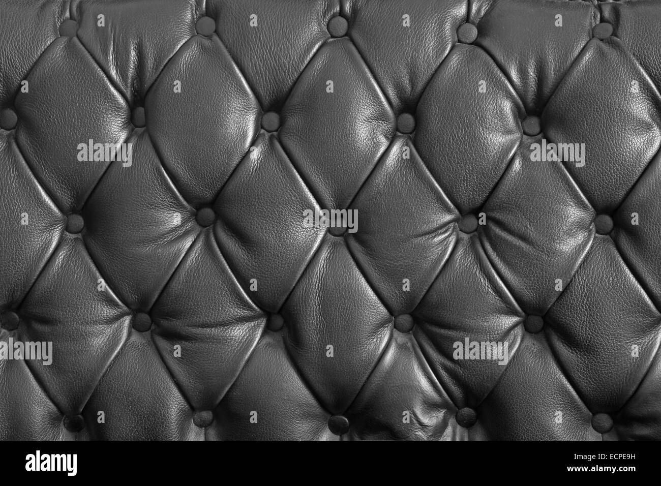 pattern of black genuine leather texture using as background Stock ...