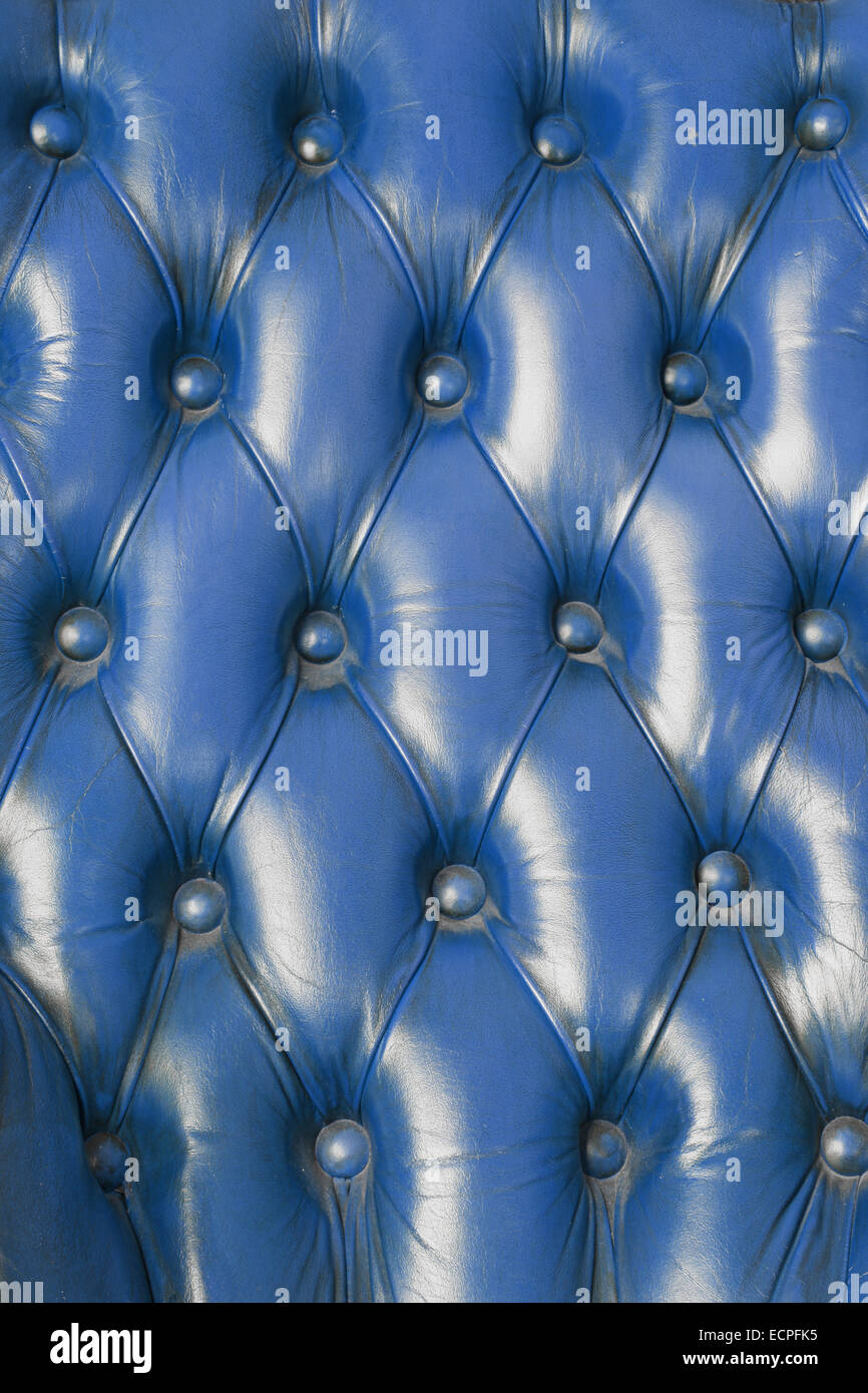 pattern of blue genuine leather texture using as background Stock Photo ...