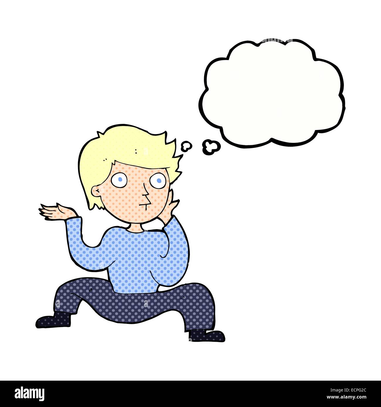 Cartoon boy doing crazy dance hi-res stock photography and images - Alamy