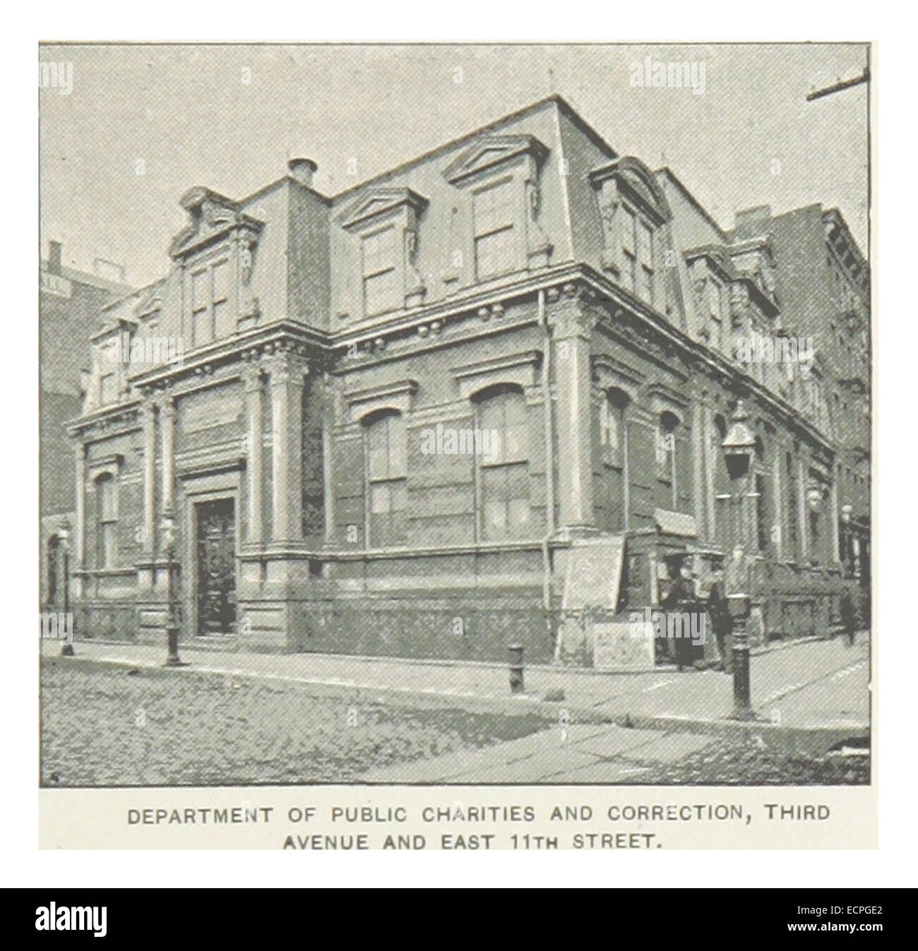 An 1893 illustration of the Department of Public Charities and ...