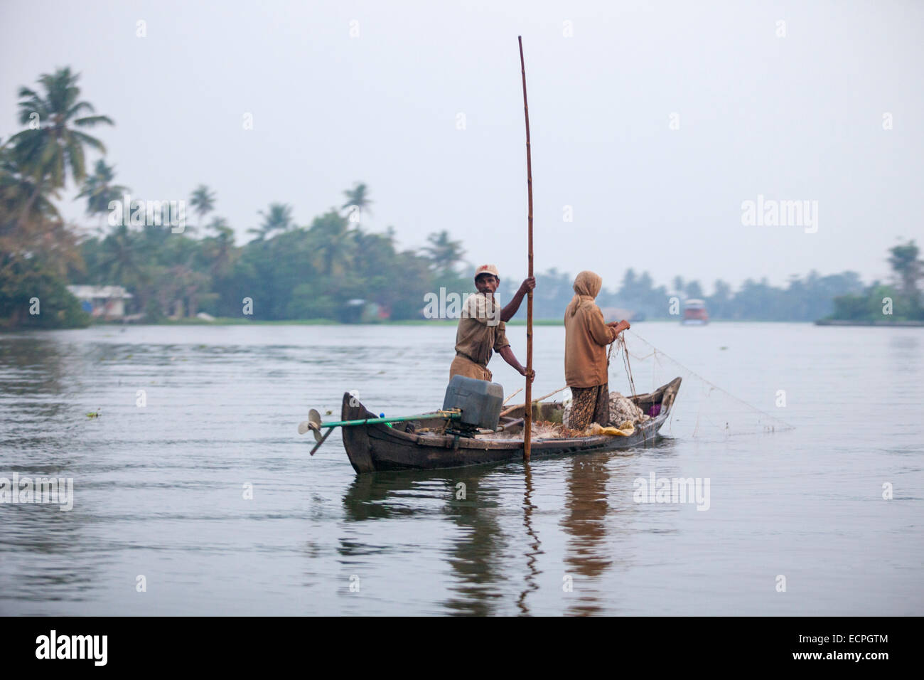 Kochi back water travel hi-res stock photography and images - Alamy