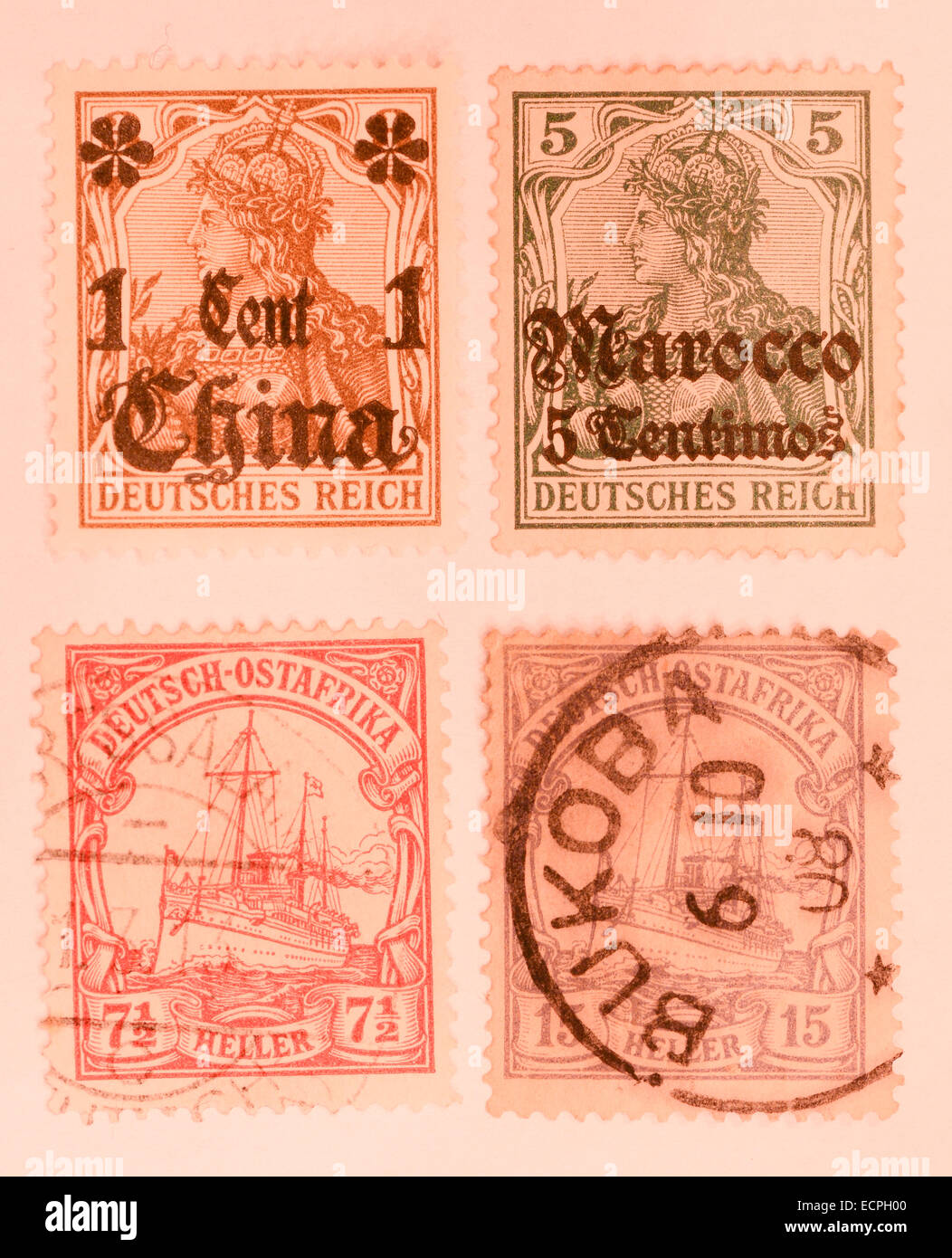 german stamps from second world war Stock Photo - Alamy