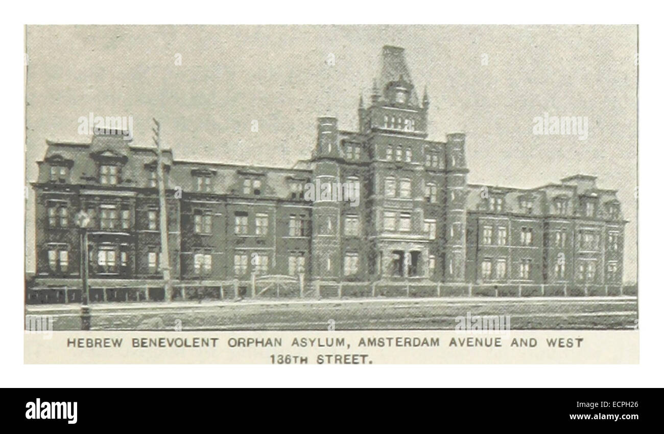 This 1893 image shows the Hebrew Benevolent Orphan Asylum, located on ...