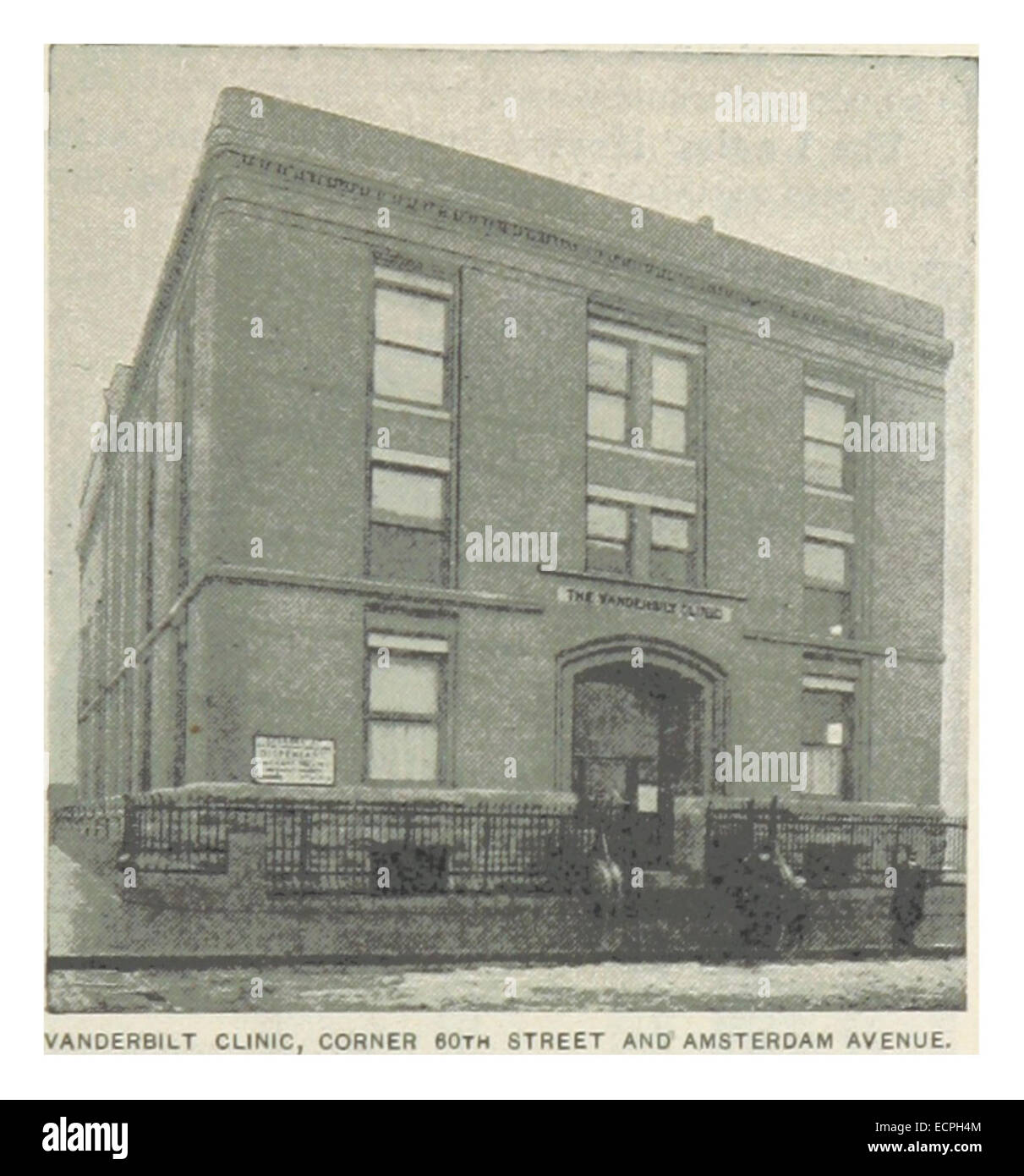 This 1893 illustration from King depicts the Vanderbilt Clinic located ...